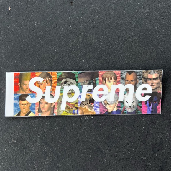 Supreme | Accessories | Supreme Yohji Yamamoto Tekken Box Logo Sticker ...